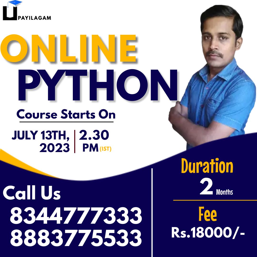 Payilagam . on LinkedIn: #payilagam #python #pythontraining # ... Payilagam . on LinkedIn: #payilagam #python #pythontraining # ...