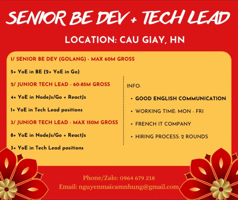 #hn #senior #golang #techlead #nodejs #reactjs | Nhung Nguyễn #hn #senior #golang #techlead #nodejs #reactjs | Nhung Nguyễn