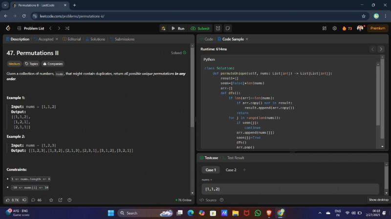 #75daysofcoding #permutations #leetcode | Kavita Gangwar #75daysofcoding #permutations #leetcode | Kavita Gangwar