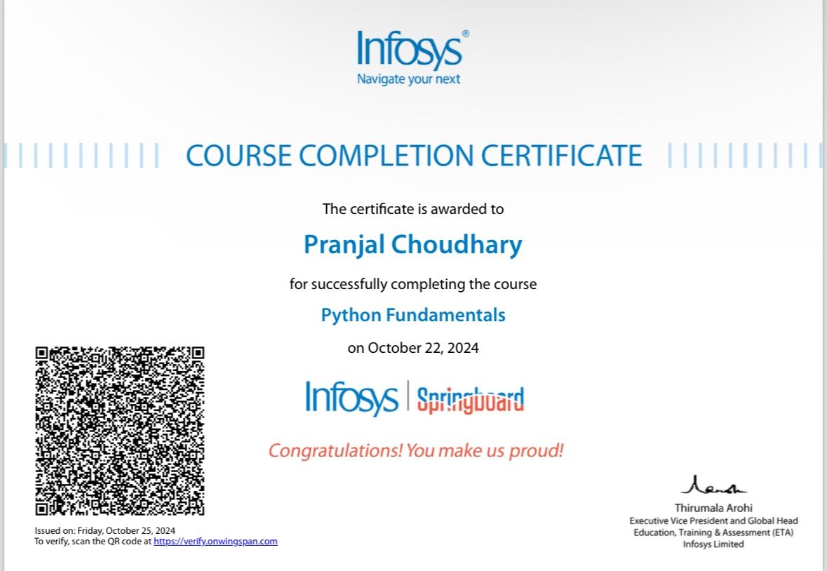 Pranjal Choudhary on LinkedIn: #python #learning #programming # ... Pranjal Choudhary on LinkedIn: #python #learning #programming # ...