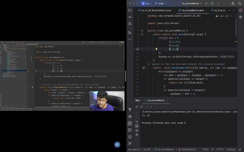 Nirupam Chakraborty on LinkedIn: This searching in the sorted matrix ... Nirupam Chakraborty on LinkedIn: This searching in the sorted matrix ...