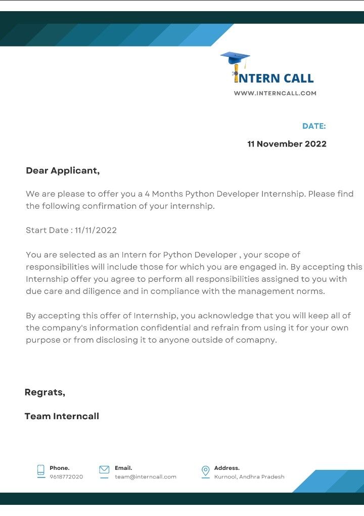 Samiya Kulsum on LinkedIn: #linkedin #python #development #internship Samiya Kulsum on LinkedIn: #linkedin #python #development #internship