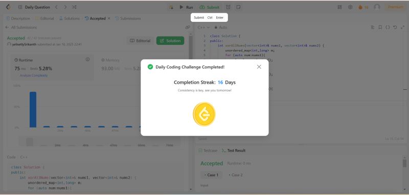 #leetcode #codingjourney #problemsolving #dailypractice | Srikanth ... #leetcode #codingjourney #problemsolving #dailypractice | Srikanth ...
