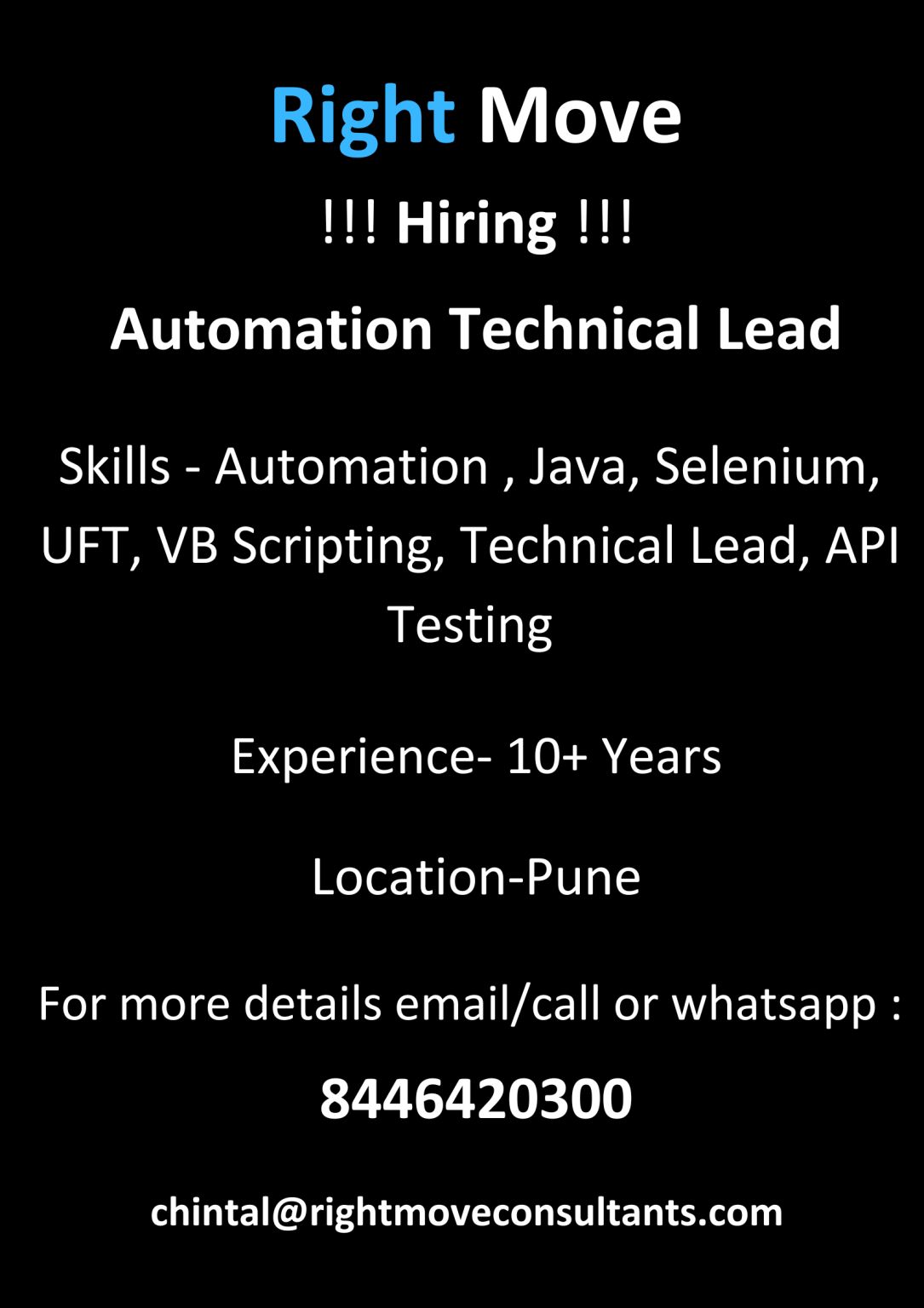 Chintal P on LinkedIn: #automation #java #selenium #uft #vbscripting # ... Chintal P on LinkedIn: #automation #java #selenium #uft #vbscripting # ...