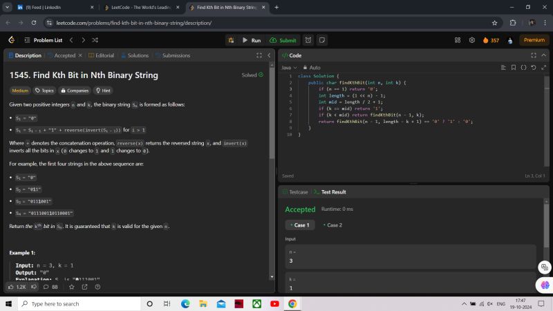 Tanzeel Ahmad on LinkedIn: #java #leetcode #binarystrings #recursion Tanzeel Ahmad on LinkedIn: #java #leetcode #binarystrings #recursion