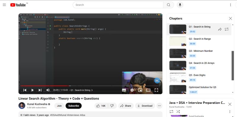 Sri Harsh on LinkedIn: #dsa #coding #linearsearch Sri Harsh on LinkedIn: #dsa #coding #linearsearch