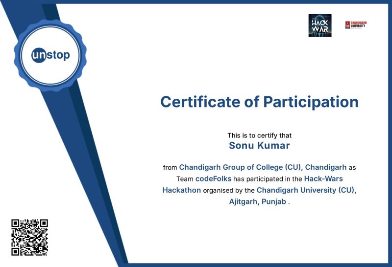 Sonu Kumar on LinkedIn: #hackwar2024 #hackathon #innovation # ... Sonu Kumar on LinkedIn: #hackwar2024 #hackathon #innovation # ...
