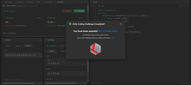 Subha Nayak on LinkedIn: #leetcode #potd #coding Subha Nayak on LinkedIn: #leetcode #potd #coding