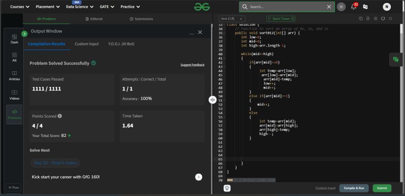 #gfg160 #dsa #gfg160 #100daysofcode #geeksforgeeks #java # ... #gfg160 #dsa #gfg160 #100daysofcode #geeksforgeeks #java # ...