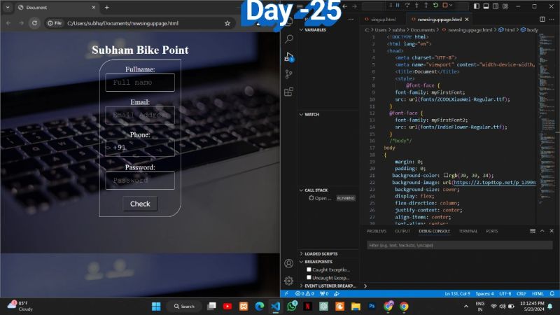 Created a login form page for Code with Harry's Sigma | Subham Gouda ... Created a login form page for Code with Harry's Sigma | Subham Gouda ...