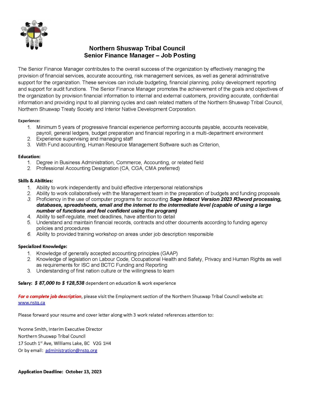 Northern Shuswap Tribal Council on LinkedIn: The Northern Shuswap ... Northern Shuswap Tribal Council on LinkedIn: The Northern Shuswap ...