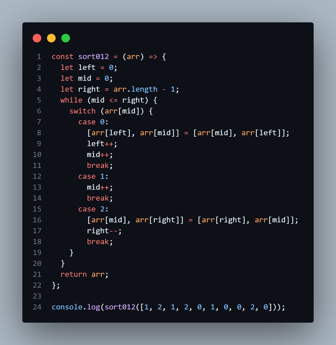 Arghya Majumder on LinkedIn: leetcode -> 75. Sort Colors Given an array ... Arghya Majumder on LinkedIn: leetcode -> 75. Sort Colors Given an array ...