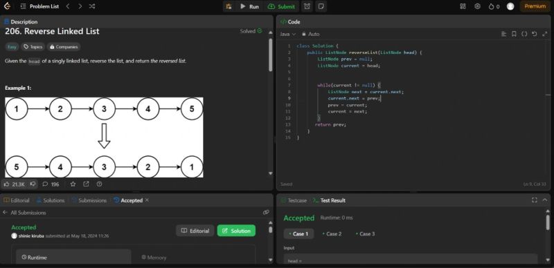 Shinie Kiruba on LinkedIn: #100daysofcode #leetcode #java #linkedlist # ... Shinie Kiruba on LinkedIn: #100daysofcode #leetcode #java #linkedlist # ...