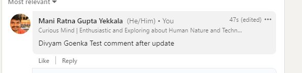 Mani Ratna Gupta Yekkala on LinkedIn: #bug #tech #linkedin #comments #bugs Mani Ratna Gupta Yekkala on LinkedIn: #bug #tech #linkedin #comments #bugs