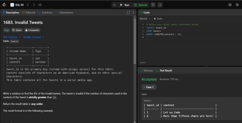 #sql #dataanalytics #leetcode #sqlchallenge #problemsolving… | Pintu ... #sql #dataanalytics #leetcode #sqlchallenge #problemsolving… | Pintu ...