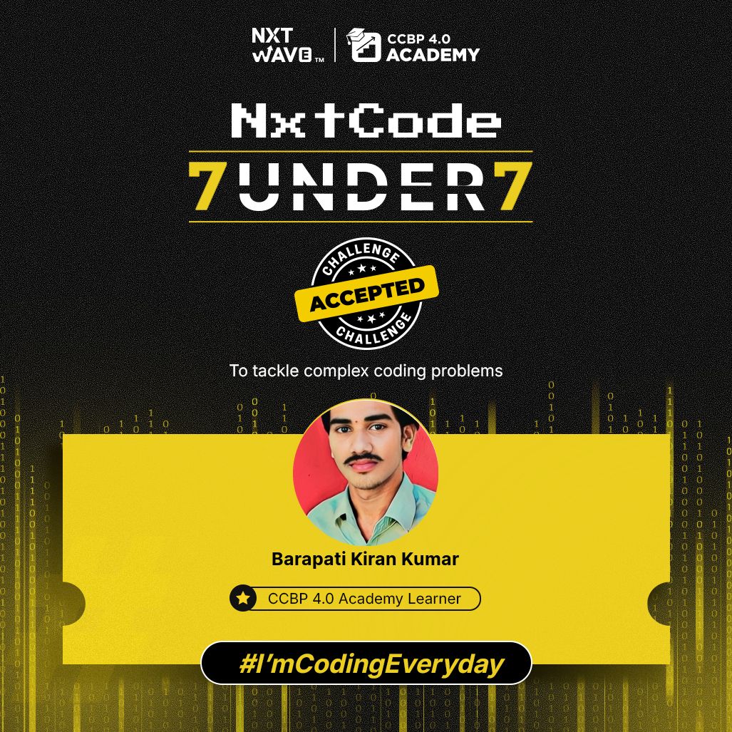 Kiran Kumar Barapati on LinkedIn: #coding #learning #development # ... Kiran Kumar Barapati on LinkedIn: #coding #learning #development # ...