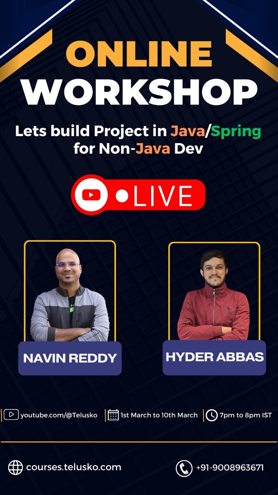 Hyder Abbas on LinkedIn: #javadevelopment #techeducation #teluskoyt # ... Hyder Abbas on LinkedIn: #javadevelopment #techeducation #teluskoyt # ...