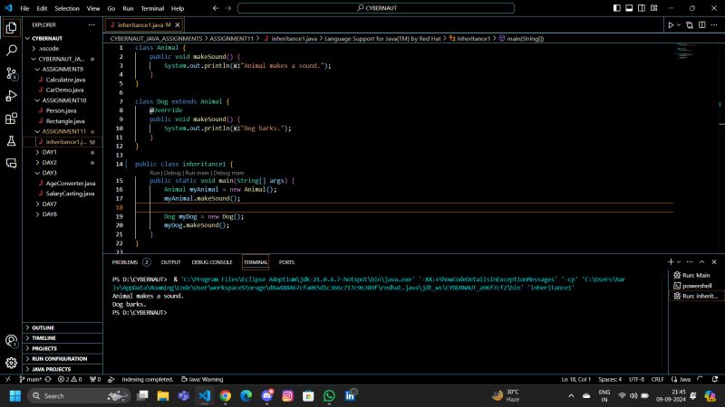 HariVarshan N on LinkedIn: #java #codingjourney #cybernaut #programming ... HariVarshan N on LinkedIn: #java #codingjourney #cybernaut #programming ...