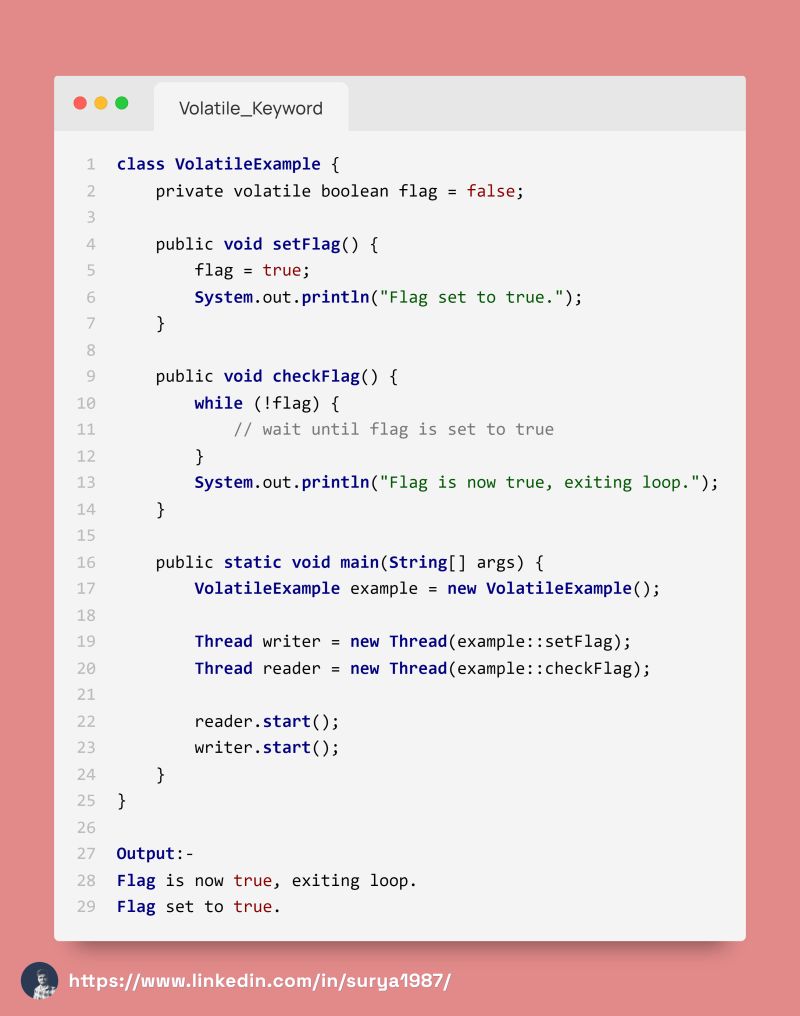 Surya K on LinkedIn: #java #concurrency #multithreading # ... Surya K on LinkedIn: #java #concurrency #multithreading # ...