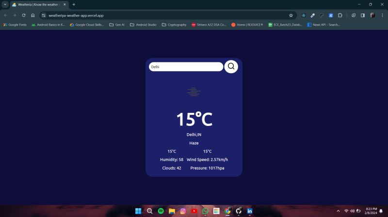 Satyam Mishra on LinkedIn: #connection #reactjs #api #weatherapp #frontend Satyam Mishra on LinkedIn: #connection #reactjs #api #weatherapp #frontend