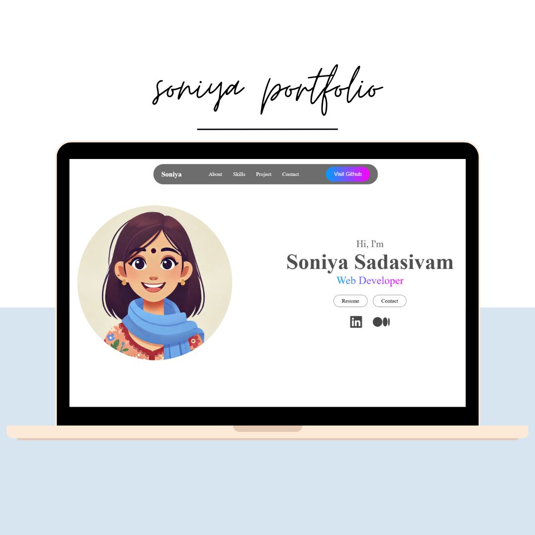 Soniya Sadasivam on LinkedIn: #webdevelopment #portfolio #codingjourney ... Soniya Sadasivam on LinkedIn: #webdevelopment #portfolio #codingjourney ...