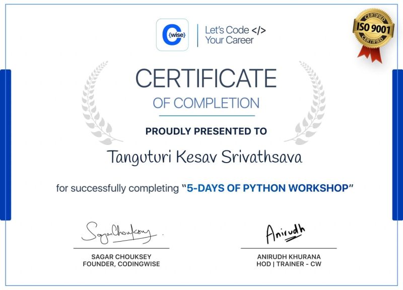 Kesav Tanguturi on LinkedIn: #pythonprogramming #codingjourney # ... Kesav Tanguturi on LinkedIn: #pythonprogramming #codingjourney # ...