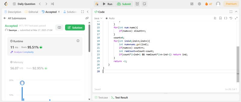 #leetcode #programming #codingjourney #dsa #arraysplitting | Saumya ... #leetcode #programming #codingjourney #dsa #arraysplitting | Saumya ...
