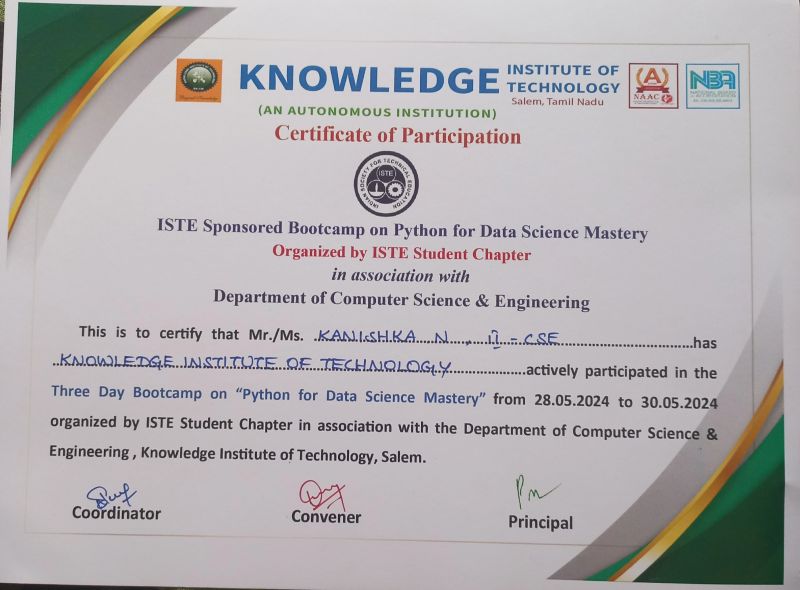 KANISHKA N on LinkedIn: #datascience #python #numpy #pandas #matplotlib ... KANISHKA N on LinkedIn: #datascience #python #numpy #pandas #matplotlib ...