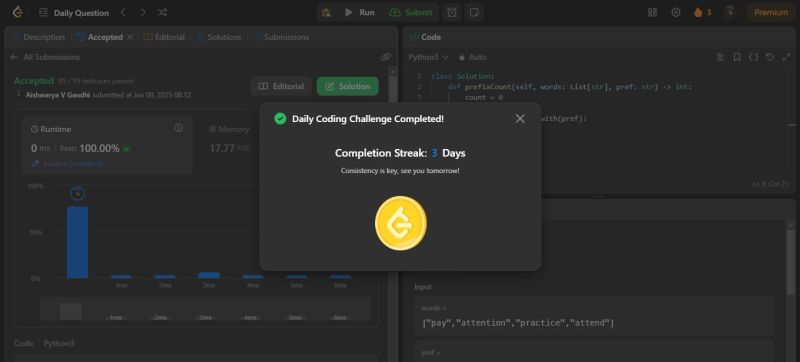 Aishwarya V Gandhi on LinkedIn: #leetcode #python #coding #programming ... Aishwarya V Gandhi on LinkedIn: #leetcode #python #coding #programming ...