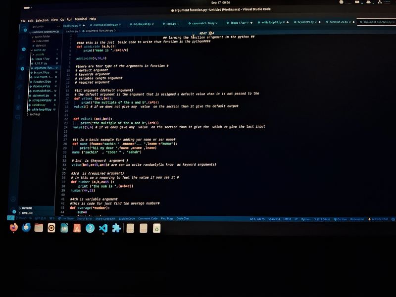 Sachin Kumar on LinkedIn: #python #codingjourney #100daysofcode # ... Sachin Kumar on LinkedIn: #python #codingjourney #100daysofcode # ...