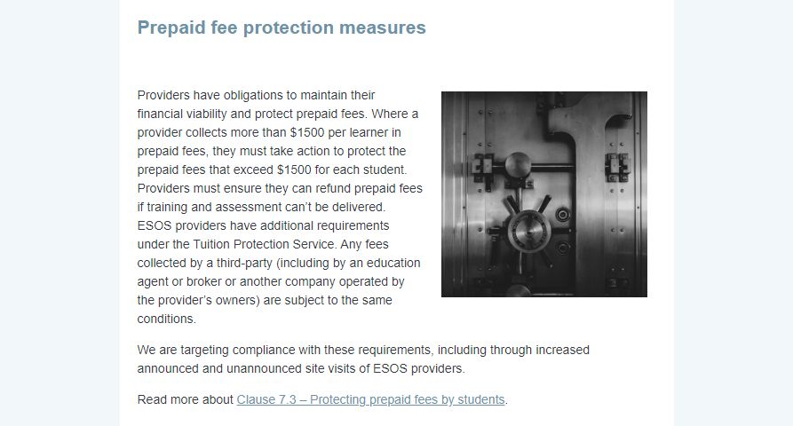 Phill Bevan on LinkedIn: ASQA notes it is targeting compliance with ... Phill Bevan on LinkedIn: ASQA notes it is targeting compliance with ...