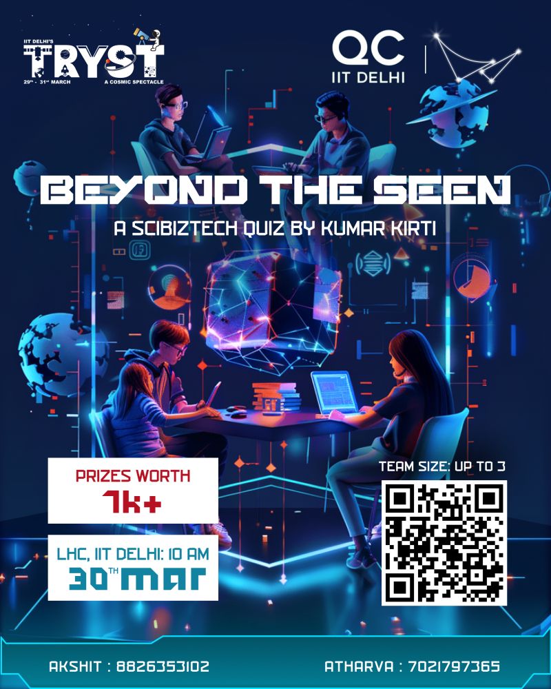 TRYST, IIT Delhi on LinkedIn: QC IIT Delhi, in collaboration with Tryst ... TRYST, IIT Delhi on LinkedIn: QC IIT Delhi, in collaboration with Tryst ...