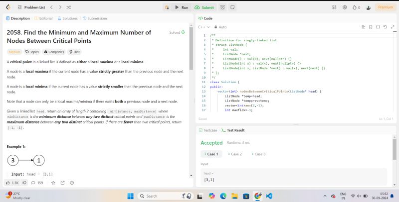 Vaibhav Mishra on LinkedIn: Hey there ! Today i solved LEETCODE problem ... Vaibhav Mishra on LinkedIn: Hey there ! Today i solved LEETCODE problem ...