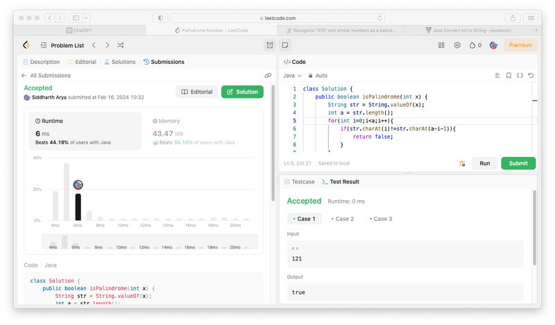Priyanshu Prashant on LinkedIn: #leetcode #palindrome #codingjourney # ... Priyanshu Prashant on LinkedIn: #leetcode #palindrome #codingjourney # ...
