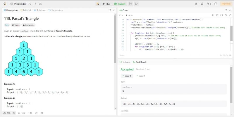 Dev Vishal on LinkedIn: Leetcode Program in C Language Program 8..! Dev Vishal on LinkedIn: Leetcode Program in C Language Program 8..!