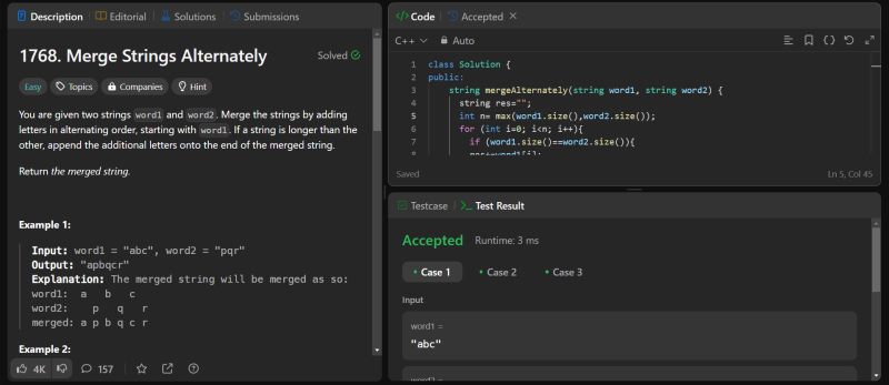 Pavan Kalyan Reddy.B on LinkedIn: DAY 11:) #codingjourney I solved ... Pavan Kalyan Reddy.B on LinkedIn: DAY 11:) #codingjourney I solved ...