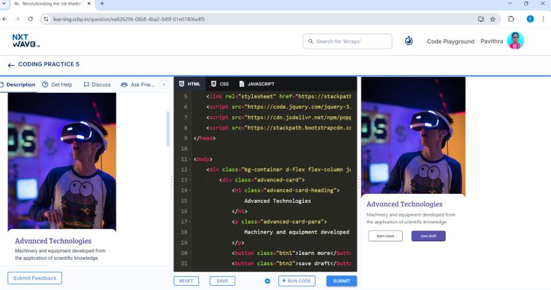 Pavithra Pittala on LinkedIn: #html #css #bootstrap #ccbp #nxtwave # ... Pavithra Pittala on LinkedIn: #html #css #bootstrap #ccbp #nxtwave # ...