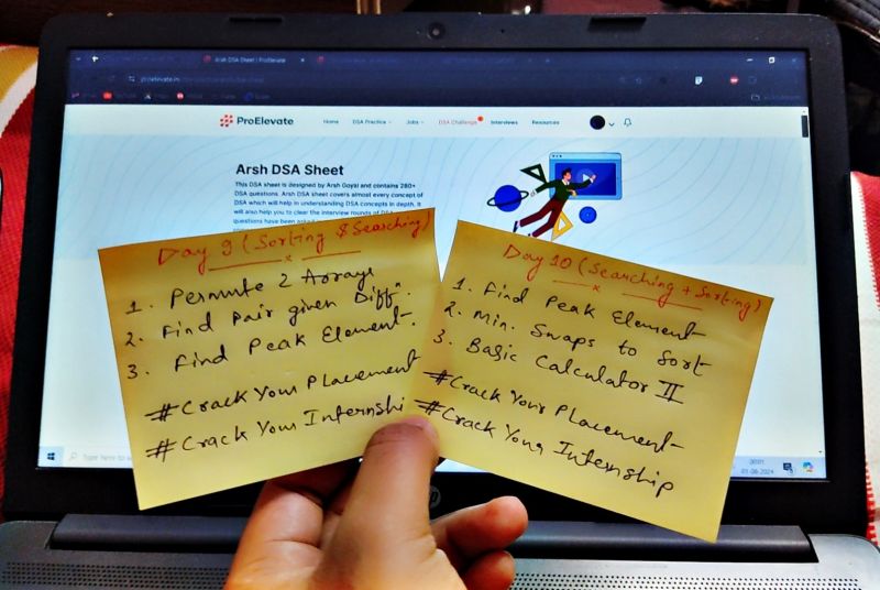 I solved 5 more problems on Arsh DSA Challenge | Aditya Shaw posted on ... I solved 5 more problems on Arsh DSA Challenge | Aditya Shaw posted on ...