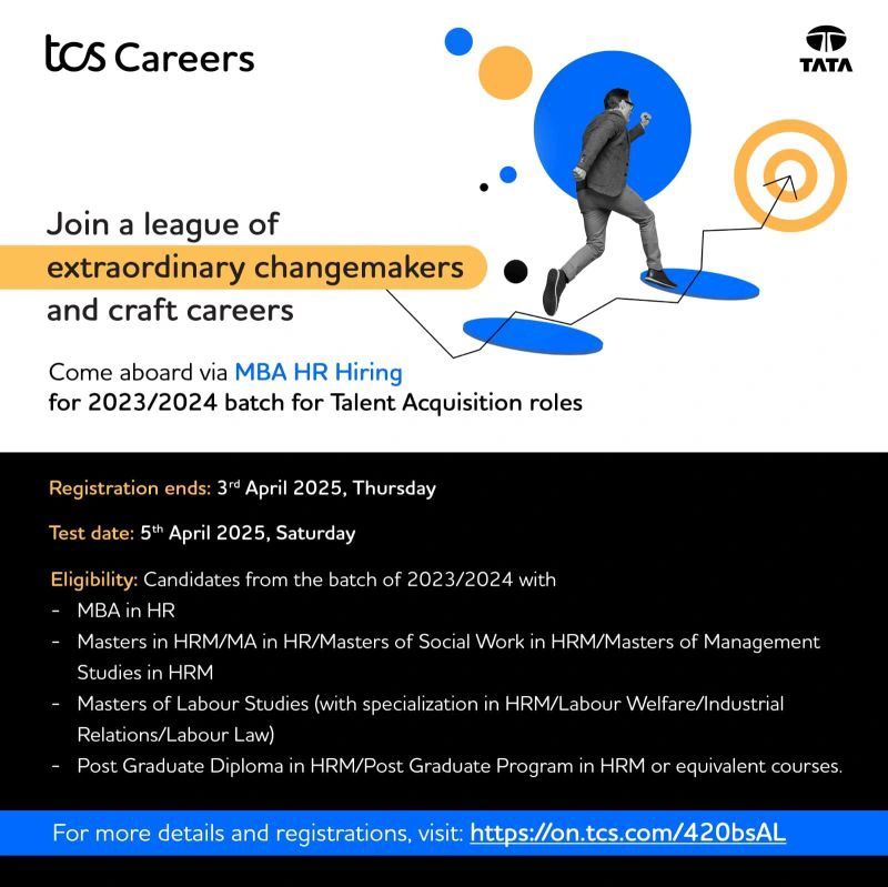 TCS MBA HR Off Campus Hiring! TCS is hiring MBA HR professionals from ... TCS MBA HR Off Campus Hiring! TCS is hiring MBA HR professionals from ...
