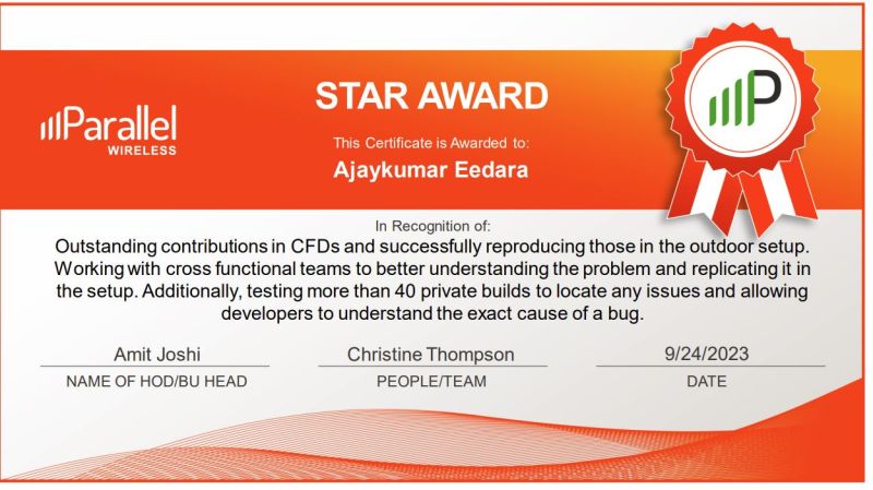 AjayKumar Eedara posted on LinkedIn AjayKumar Eedara posted on LinkedIn