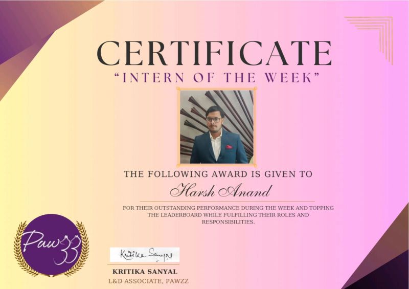 Harsh Anand on LinkedIn: #fundraising #internship #pawzz #learningjourney Harsh Anand on LinkedIn: #fundraising #internship #pawzz #learningjourney
