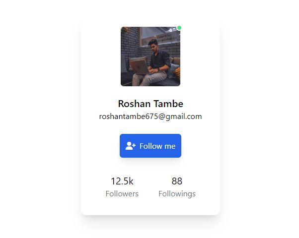 Roshan Tambe on LinkedIn: Card component using Tailwind source code:-… Roshan Tambe on LinkedIn: Card component using Tailwind source code:-…