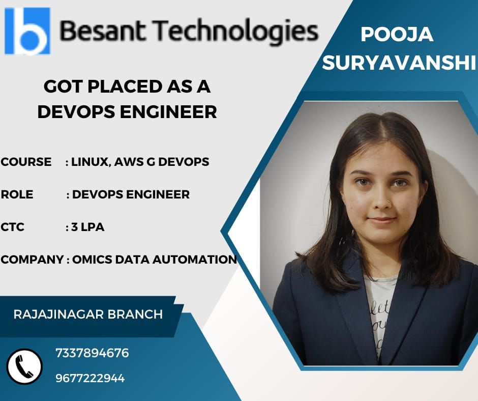 Besant Technologies on LinkedIn: #besanttechnologiesrajajinagar # ... Besant Technologies on LinkedIn: #besanttechnologiesrajajinagar # ...