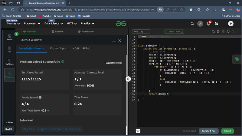 #gfg160 #dynamicprogramming #100daysofcode #gfg #dsa #160dayschallenge ... #gfg160 #dynamicprogramming #100daysofcode #gfg #dsa #160dayschallenge ...