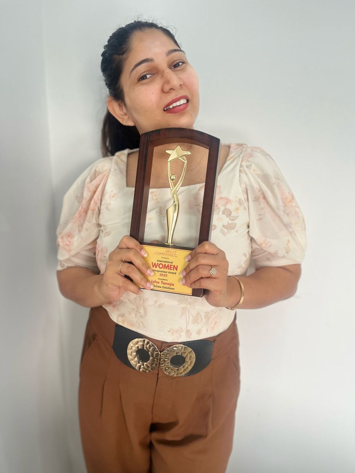 Excited to share that I got an Award for International Women ... Excited to share that I got an Award for International Women ...