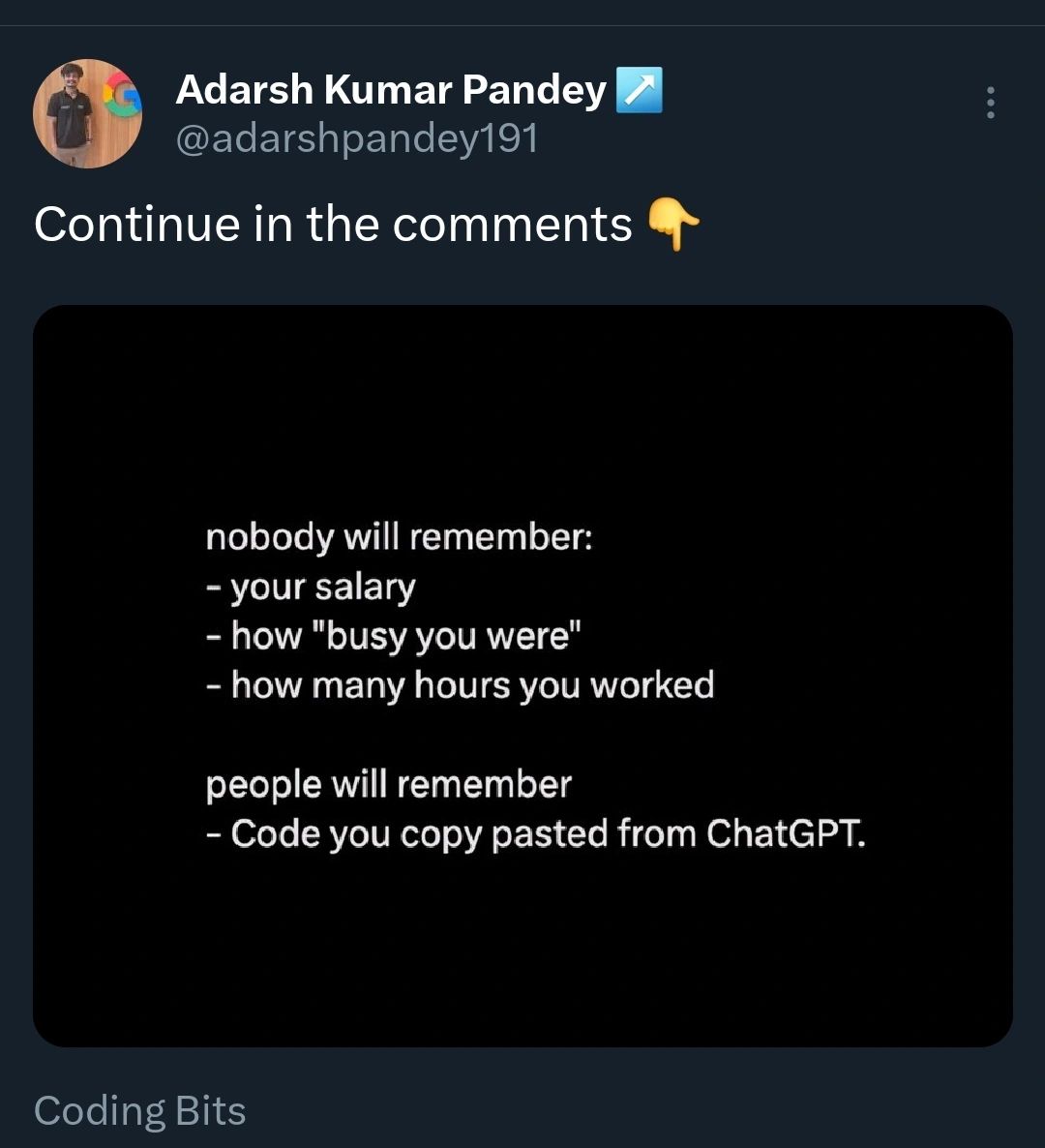 Coding Bits on LinkedIn: Coding Bits Coding Bits on LinkedIn: Coding Bits