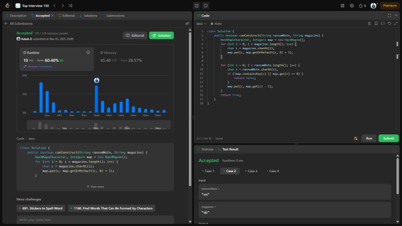 #leetcode #codingchallenge #247daysofleetcode #consistency | Adesh D #leetcode #codingchallenge #247daysofleetcode #consistency | Adesh D