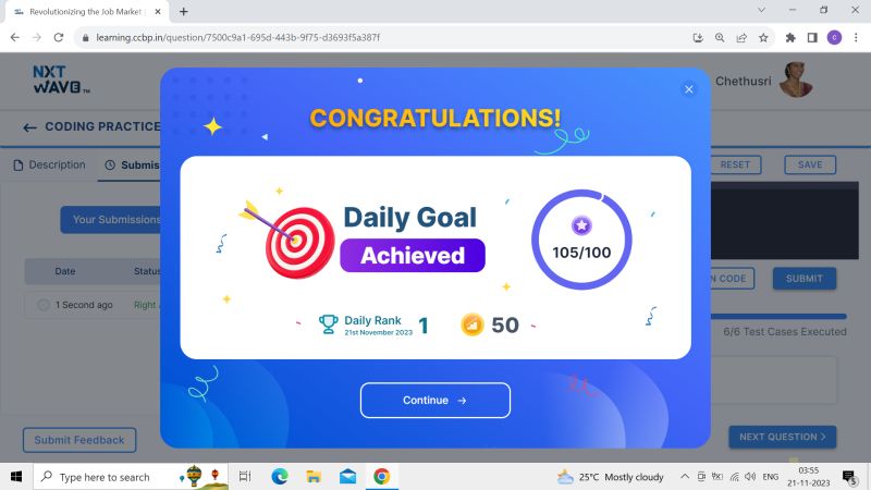 chethusri pasupuleti on LinkedIn: #day35 #ccbp #nxtwave #python chethusri pasupuleti on LinkedIn: #day35 #ccbp #nxtwave #python