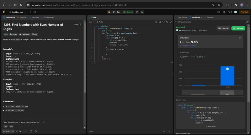 Mahek . on LinkedIn: #100daysofcode #leetcode #codingchallenge #arrays ... Mahek . on LinkedIn: #100daysofcode #leetcode #codingchallenge #arrays ...