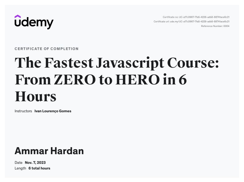 Ammar Al-Hardan on LinkedIn: #js #javascript Ammar Al-Hardan on LinkedIn: #js #javascript